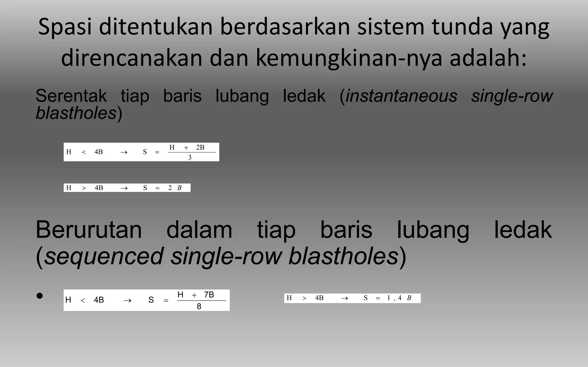 Perencanaan peledakan | PDF