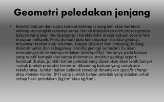 Perencanaan peledakan | PDF