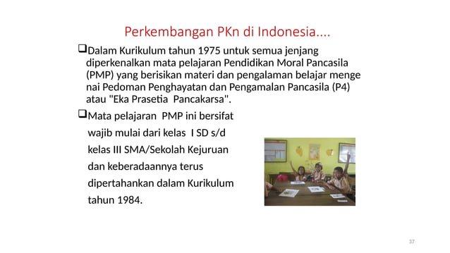 Handout Perkuliahan Perencanaan Pemb PPKn | PPT
