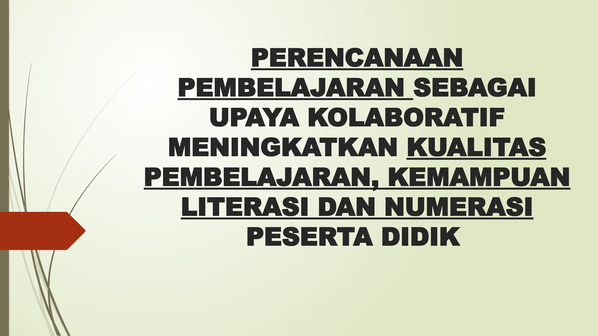 PERENCANAAN PEMBELAJARAN DALAM MENINGKATKAN KEMAMPUAN LITERASI DAN NUMERASI.pptx