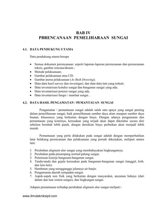 Perencanaan Pemeliharaan Sungai dan bangunannya.pdf