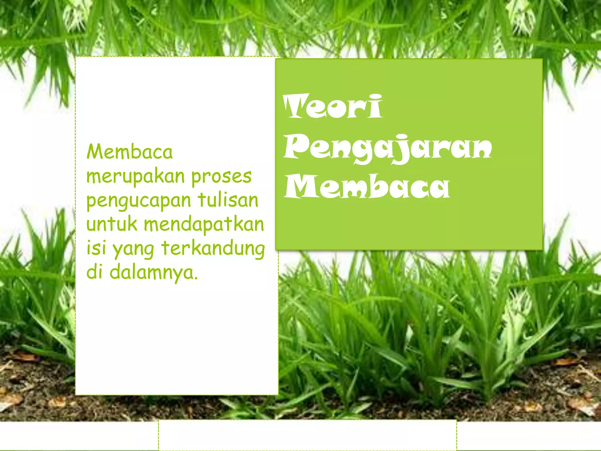 Perencanaan pengajaran membaca | PPTX