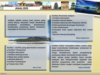 Perencanaan pengembangan fasilitas wisata danau | PPT