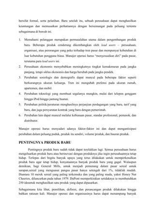 Perencanaan produk baru dan reliabilitas | PDF