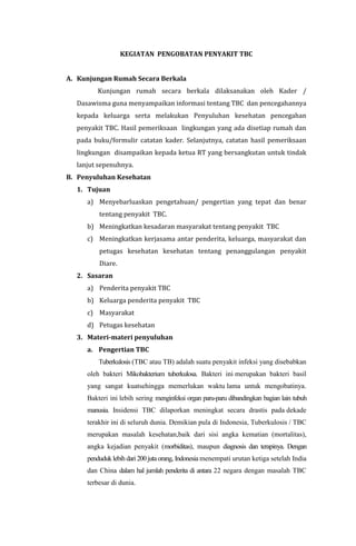 Perencanaan program tbc akper pemkab muna | DOCX