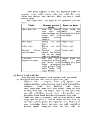 Perencanaan proyek | PDF