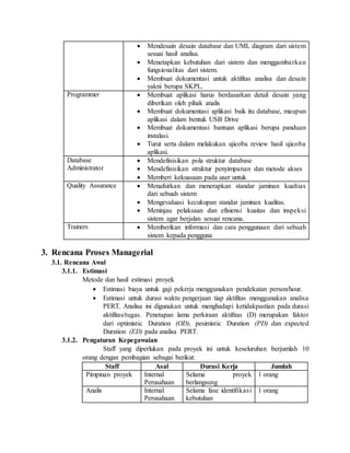 Perencanaan proyek | PDF