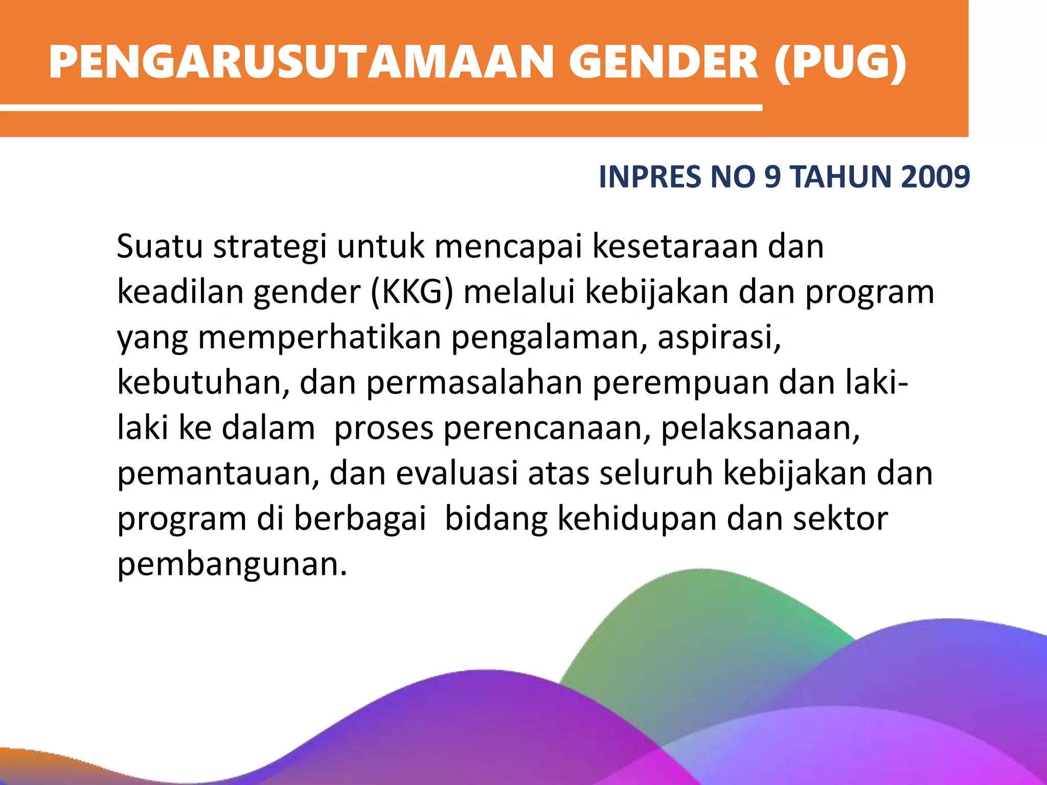 Perencanaan dan Penganggaran Responsif Gender 2019 | PPTX