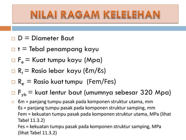 Perencanaan Sambungan Struktur Kayuu Pdf