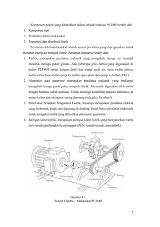 Perencanaan sistem mekanik pltmh | PDF