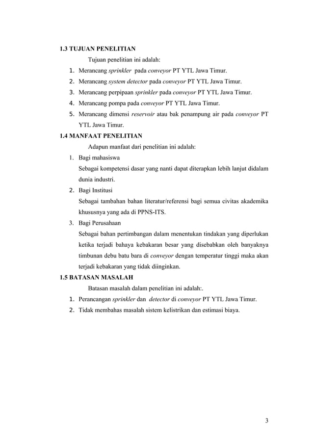 Perencanaan sprinkler | PDF