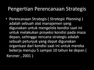 Perencanaan strategis | PPTX