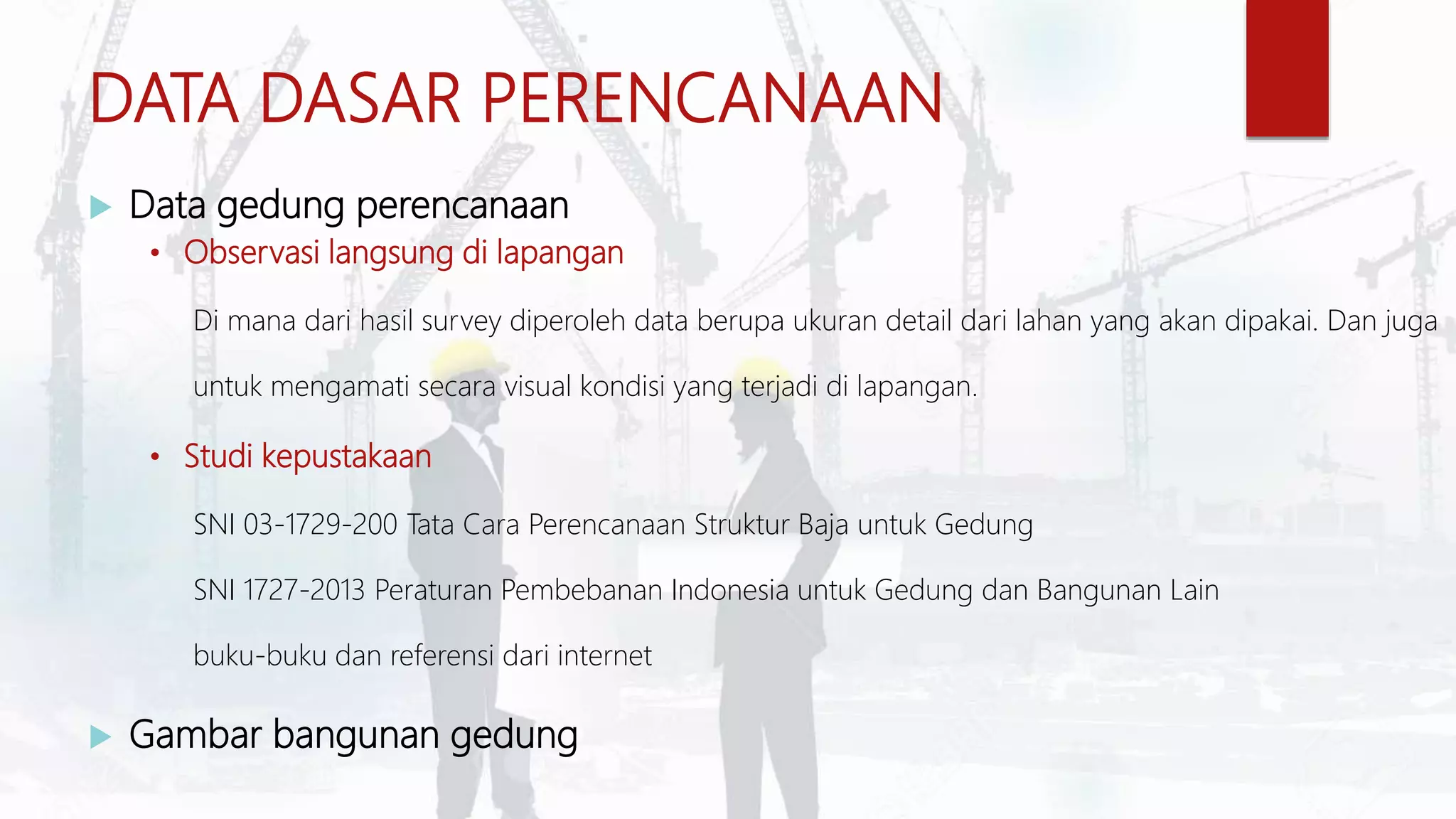 Perencanaan struktur baja untuk gedung kelas dan parkiran acc | PPTX