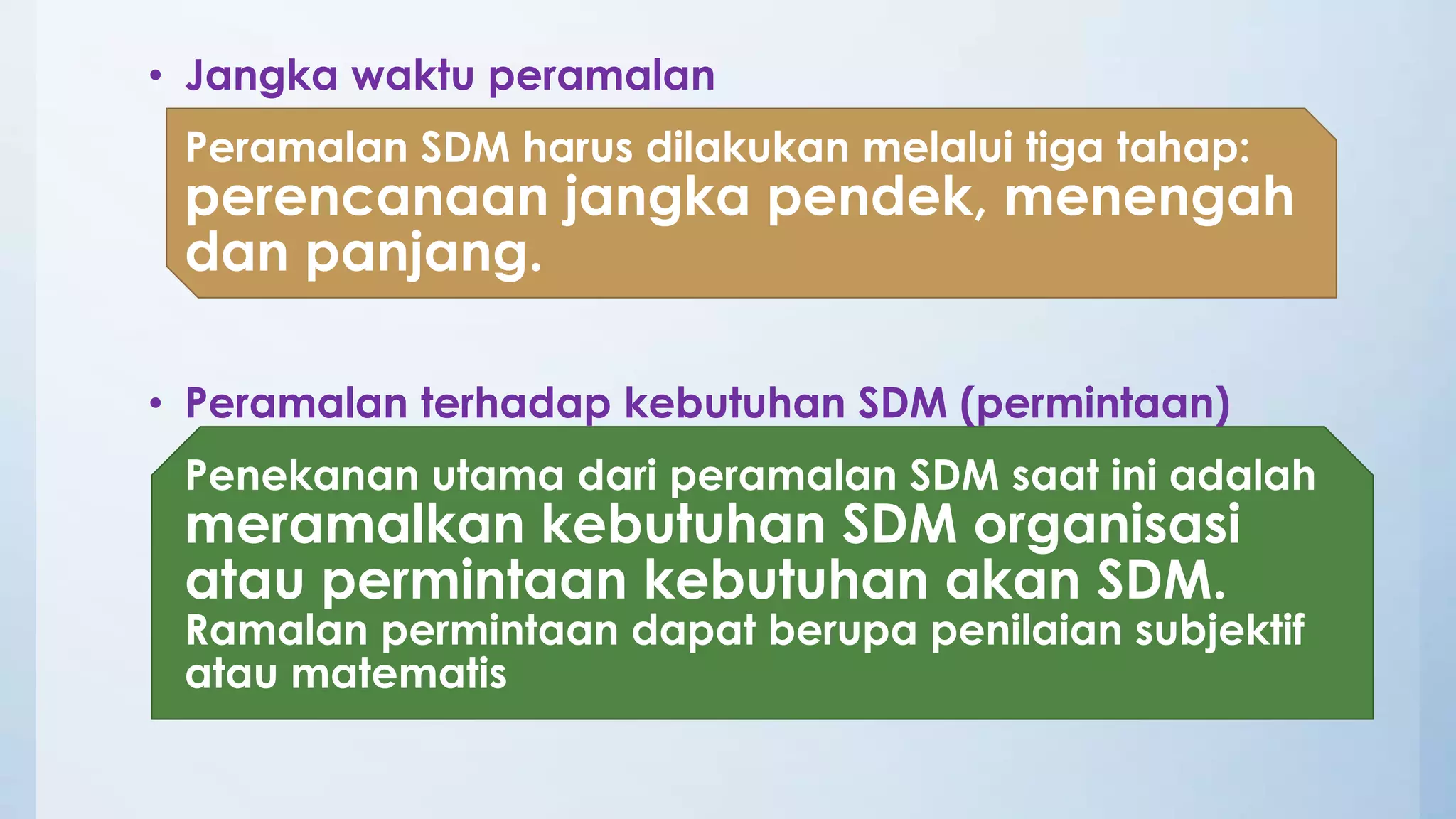 Perencanaan sumber daya manusia | PPTX