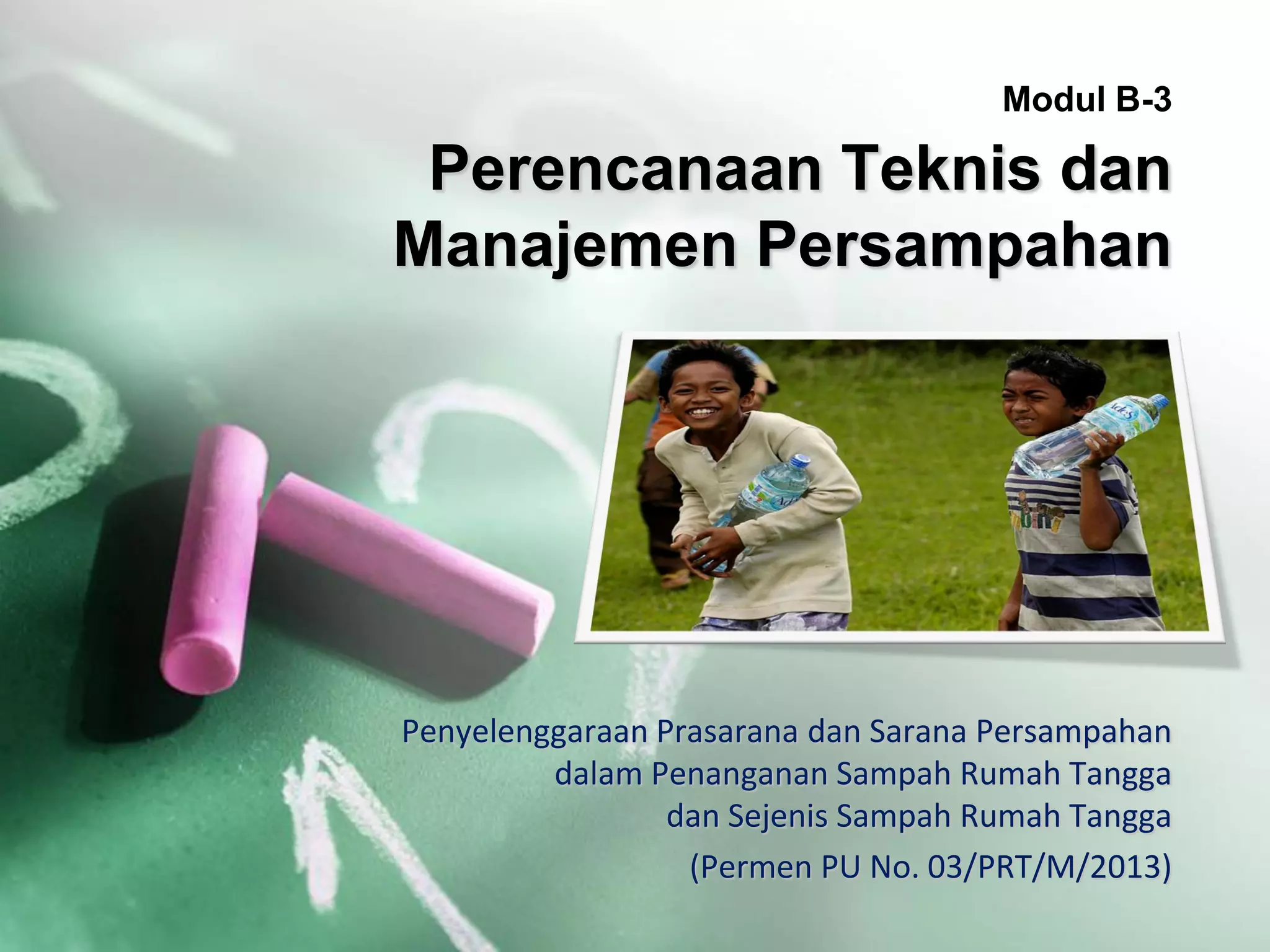 Perencanaan Teknis dan Manajemen Persampahan | PDF