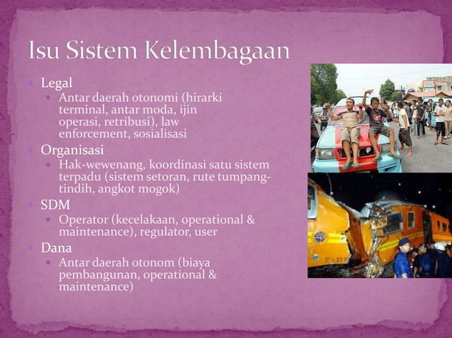 Perencanaan Transportasi PWK UB Lect 02 2009 | PPTX