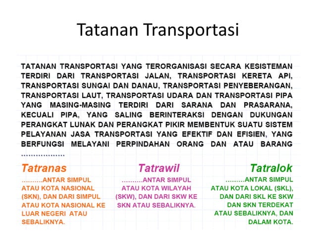 Perencanaan Transportasi PWK UB Lect 03 2009 | PPTX