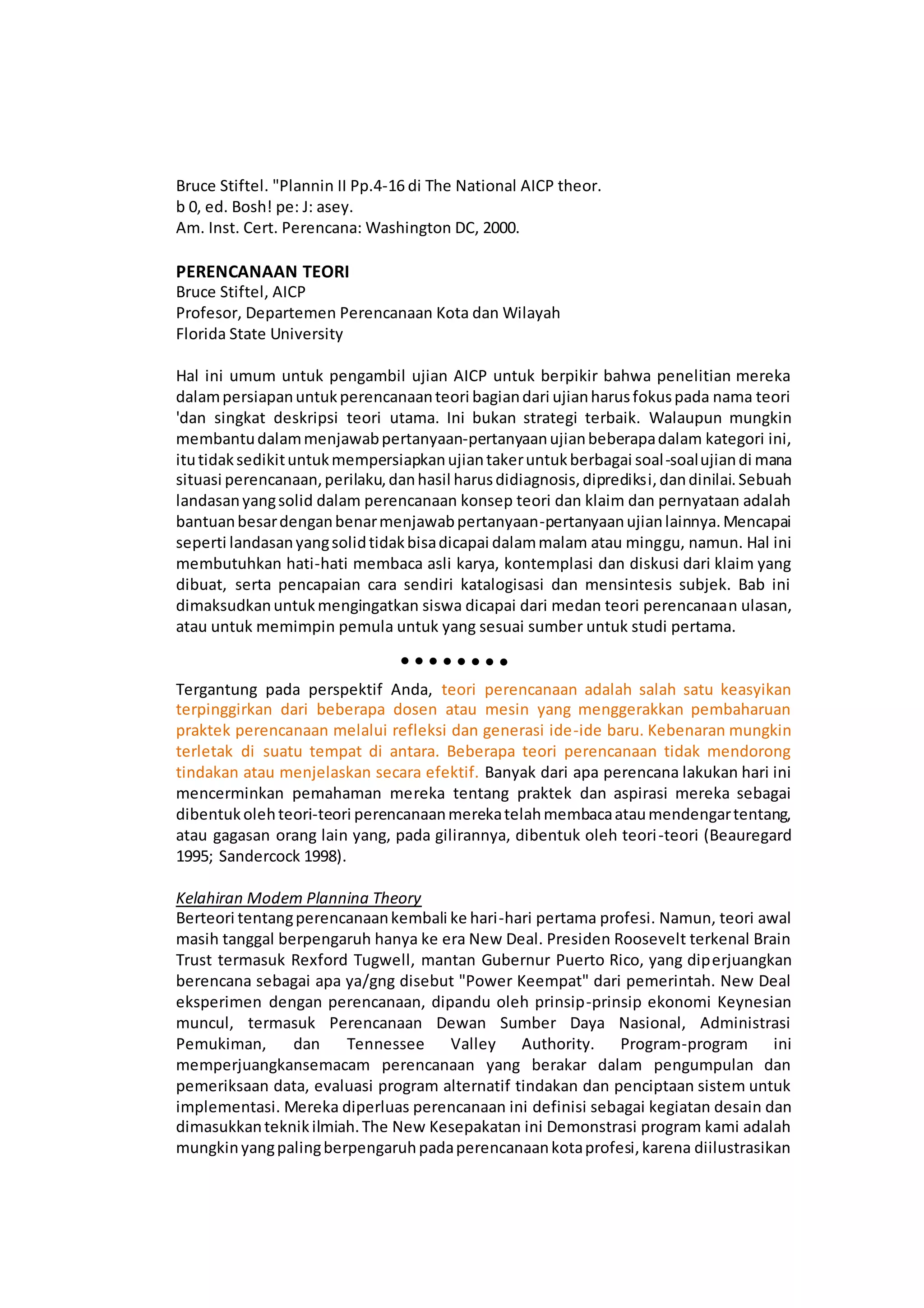 Perencanan rasional jurnal | DOCX