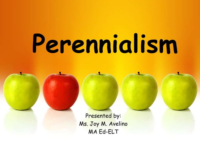 Perennialism | PPT