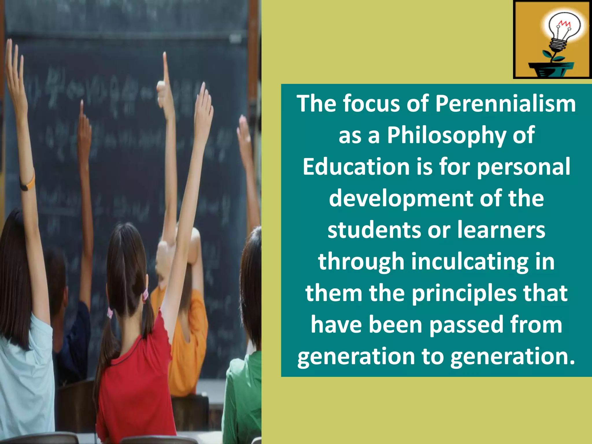Perennialism | PPTX