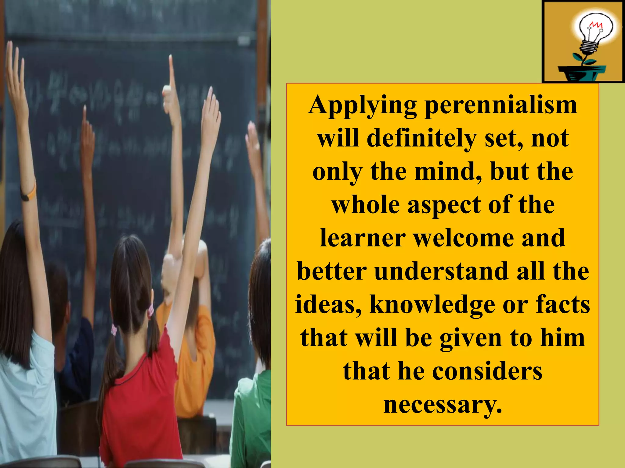 Perennialism | PPTX