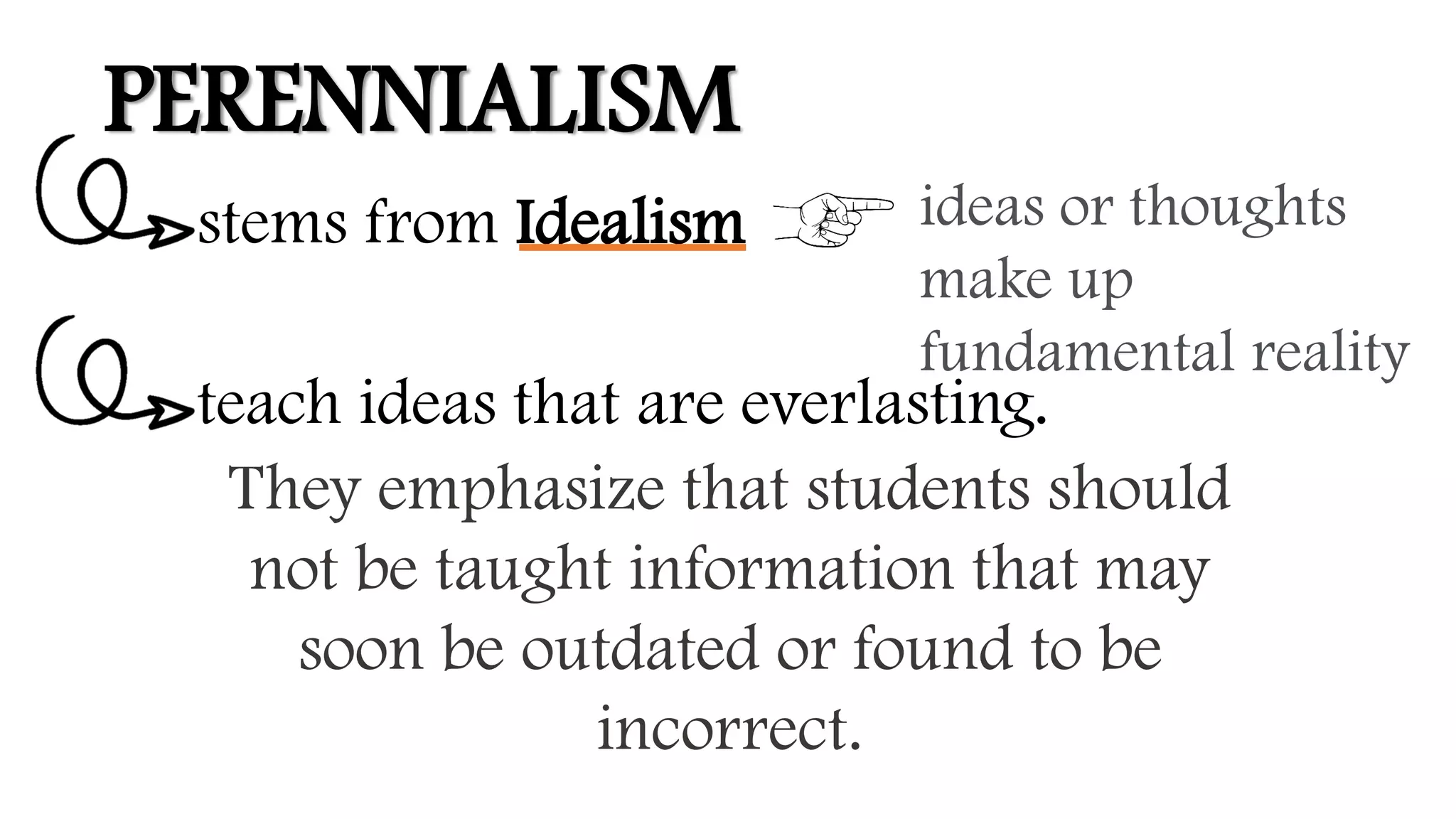 Perennialism | PDF