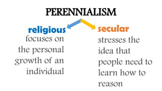 Perennialism | PDF