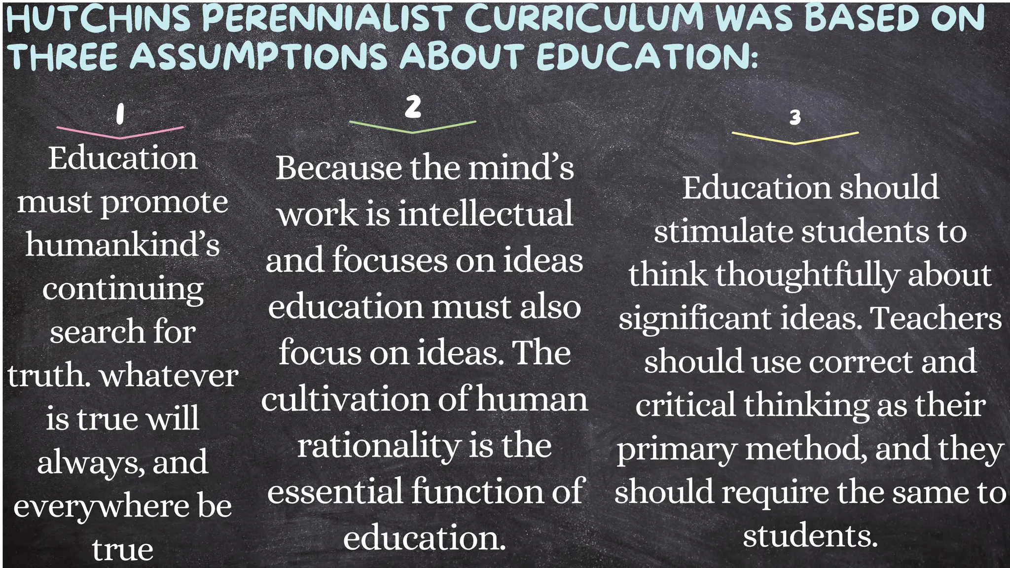 PERENNIALISM power point presentation on philosophy of education | PDF