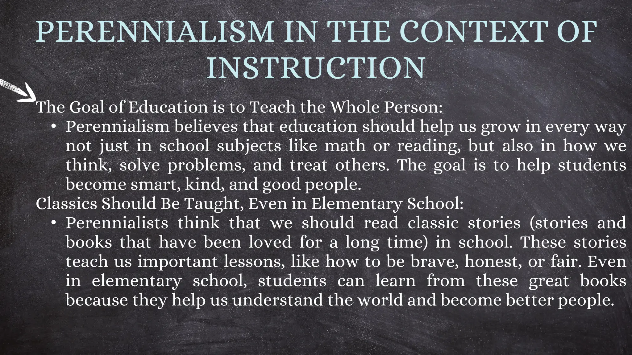 PERENNIALISM power point presentation on philosophy of education | PDF
