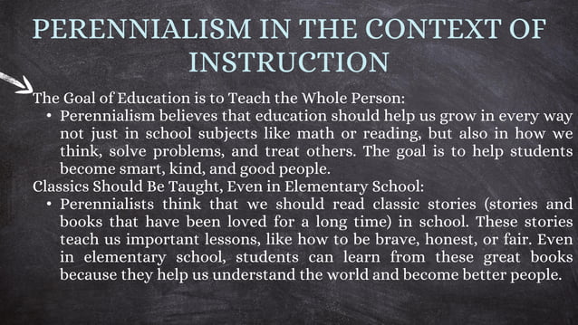 PERENNIALISM power point presentation on philosophy of education | PDF ...