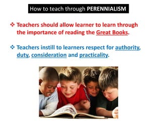 Perennialism in Education | PPTX