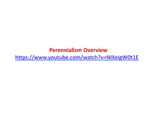 Perennialism in Education | PPTX