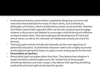Perennialism Presentation By Edwin Mugwira.pptx