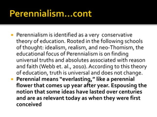 Perennialism Presentation By Edwin Mugwira.pptx