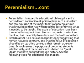 Perennialism Presentation By Edwin Mugwira.pptx