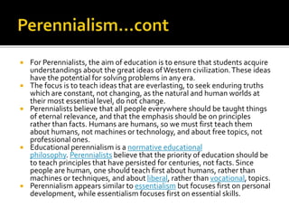 Perennialism Presentation By Edwin Mugwira.pptx