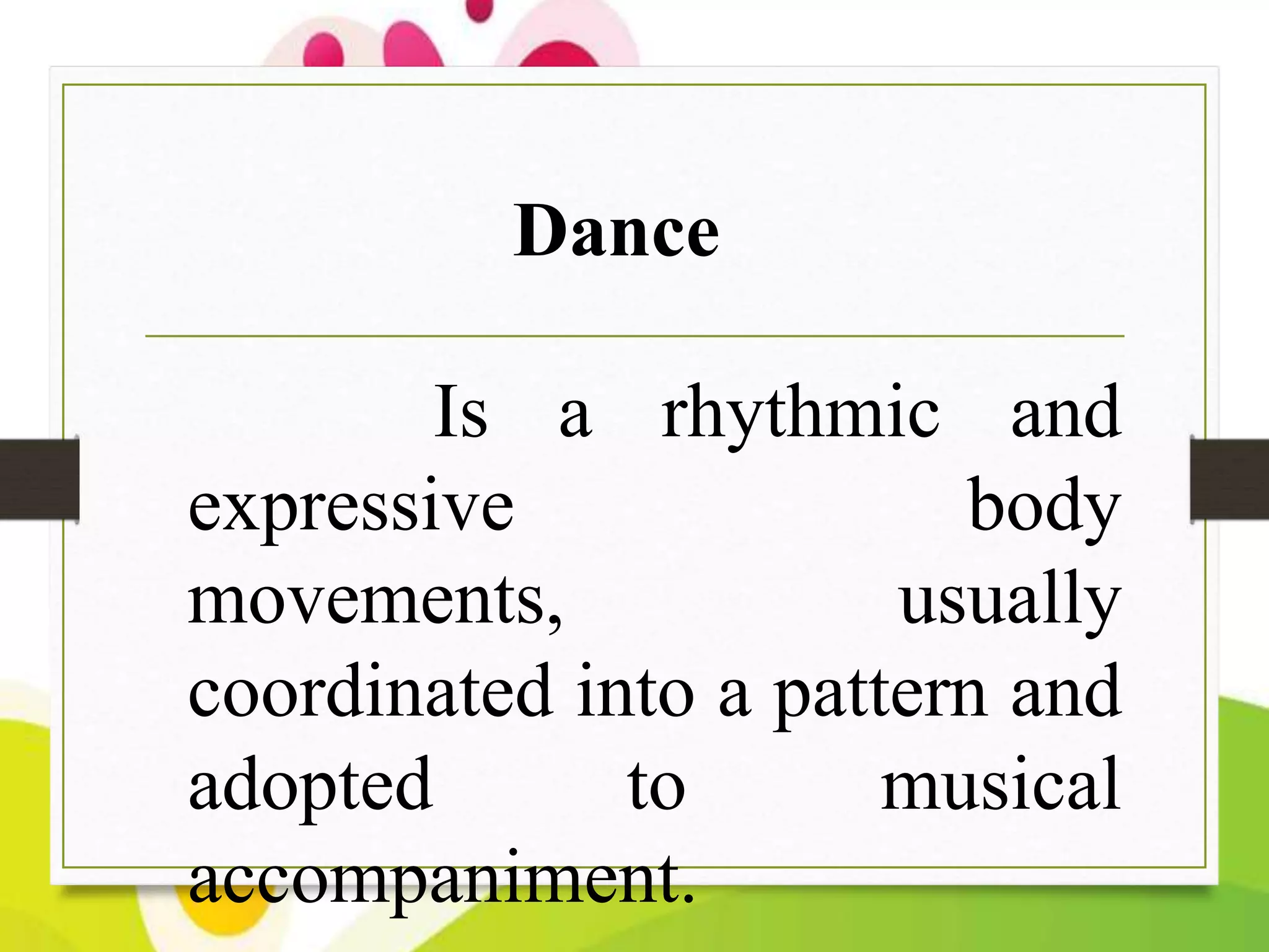 Rhythmic Activities | PPTX