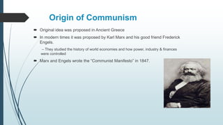 Socialisms, Capitalisms and communism | PPTX
