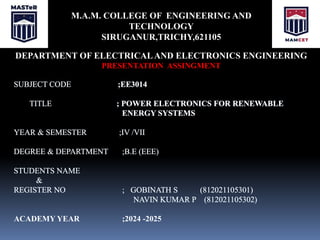 PERES PPT.pptx renewable energy consumption | PPT
