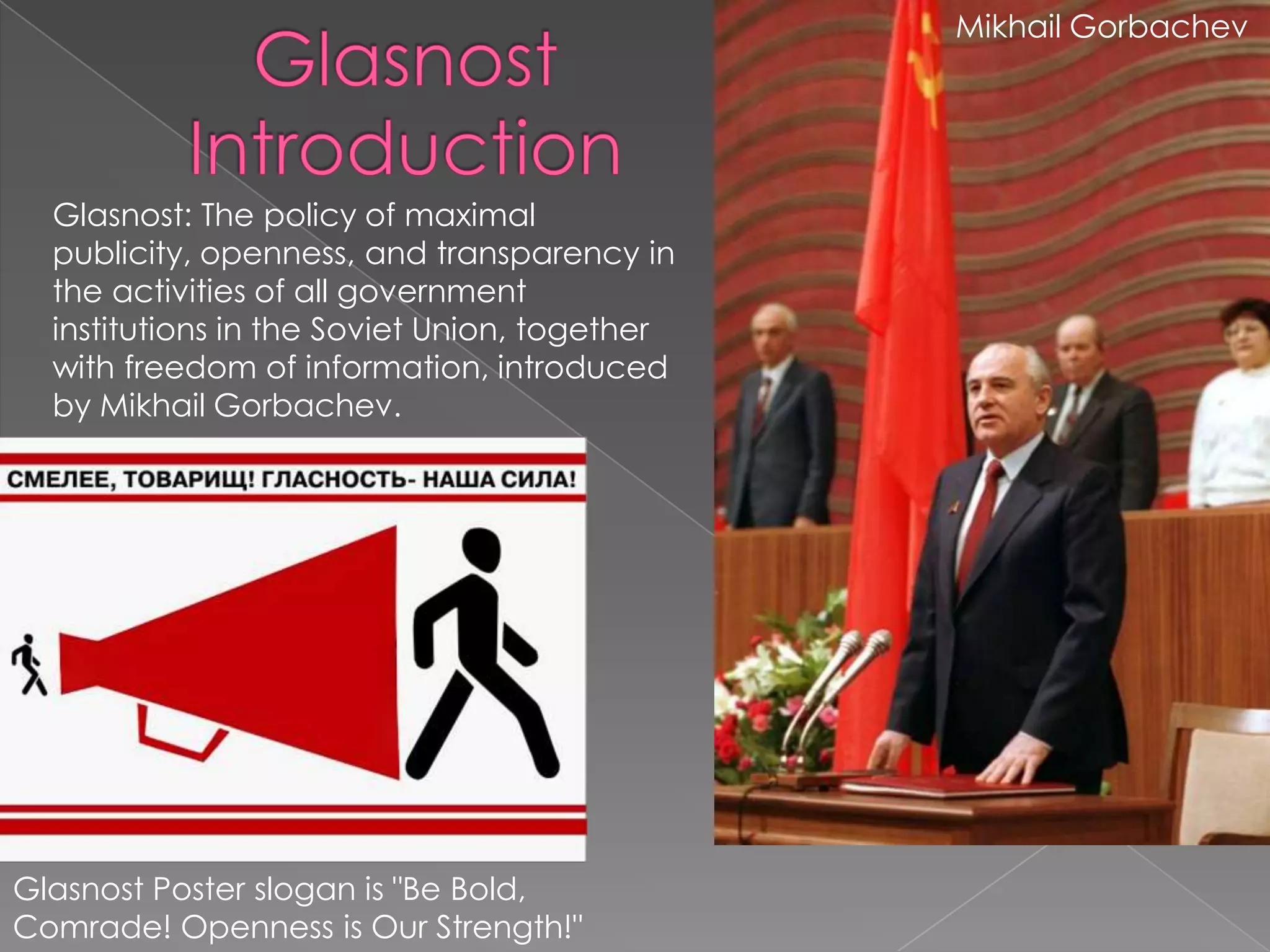 Perestroika and glasnost | PPTX