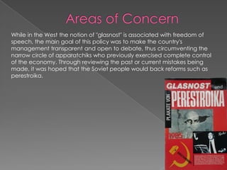 Perestroika and glasnost | PPTX