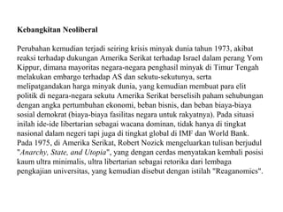 Pertemuan xiii, ekonomi politik neoliberal (1) | PPT