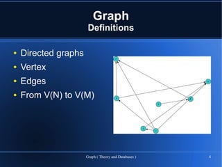 Graph Theory and Databases | PDF