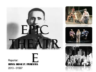 Epic theater and Theater of the Absurd | PPT
