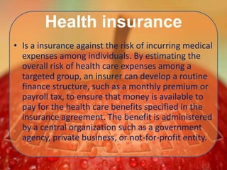 HEALTH INSURANCE | PPTX