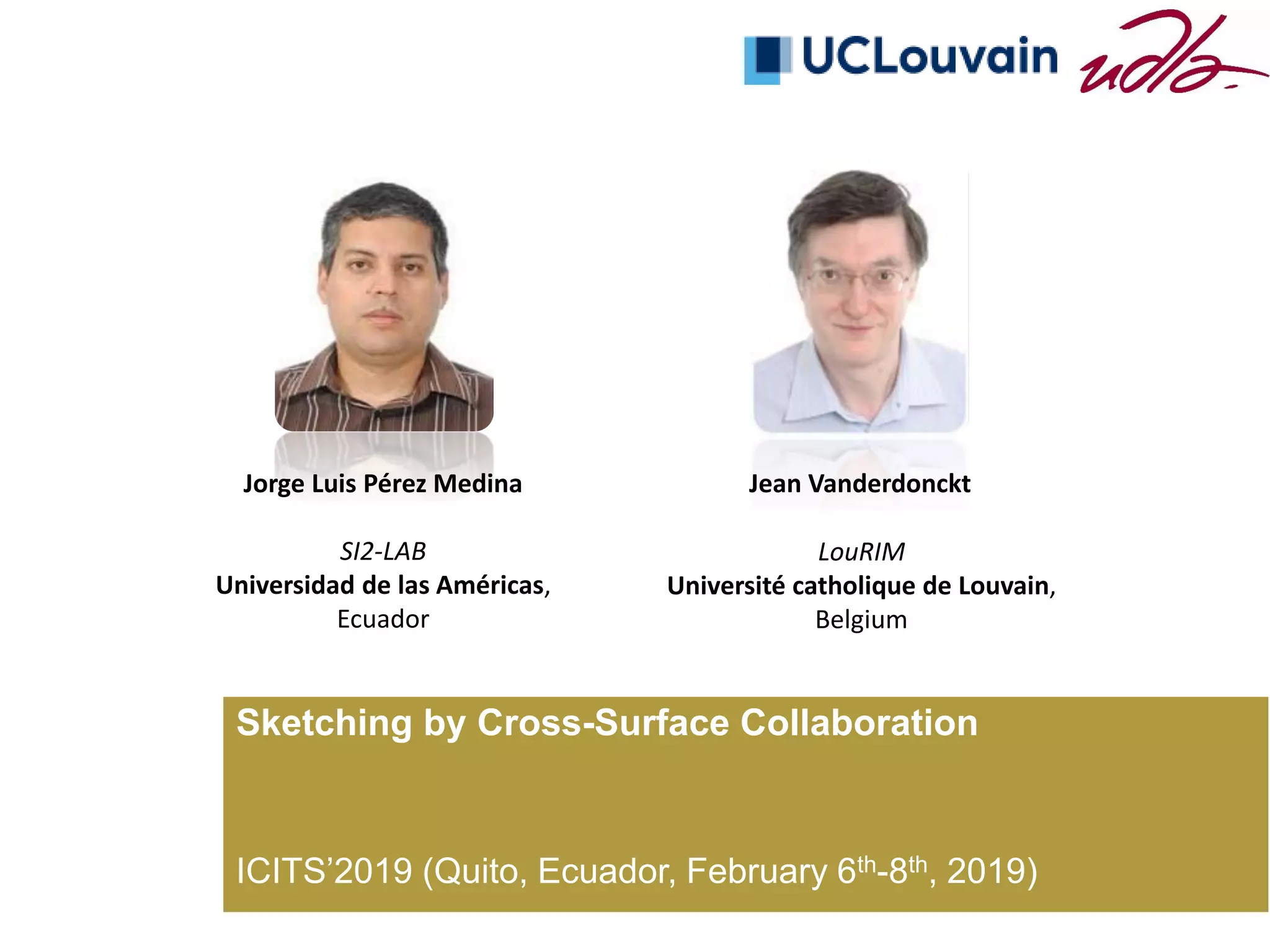 Sketching by Cross-Surface collaboration | PPT