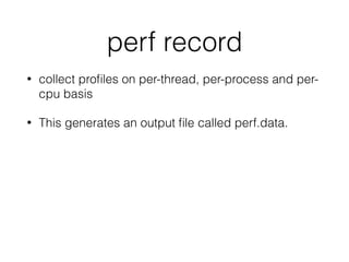 Introduction to Perf | PDF