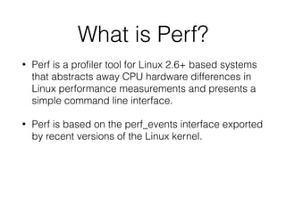 Introduction to Perf | PDF
