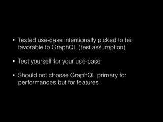 Performance optimisation with GraphQL | PPT