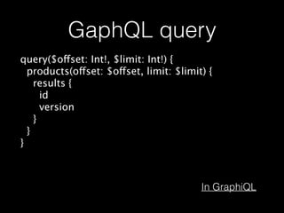 Performance optimisation with GraphQL | PPT